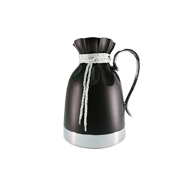VACUUM FLASK ROPE WRAPPING STYLE BLACK & SILVER – Al Samaha Hotel Supplies